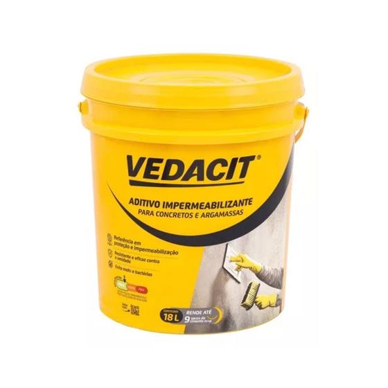 VEDACIT OTTO 18 KG Vedação Selante Silicone Impermeabilização ...