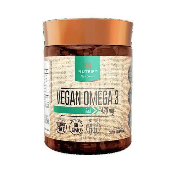 Vegan Omega 3 Nutrify - 60 Cápsulas - Ômega 3 / Óleo de Peixe - Magazine Luiza