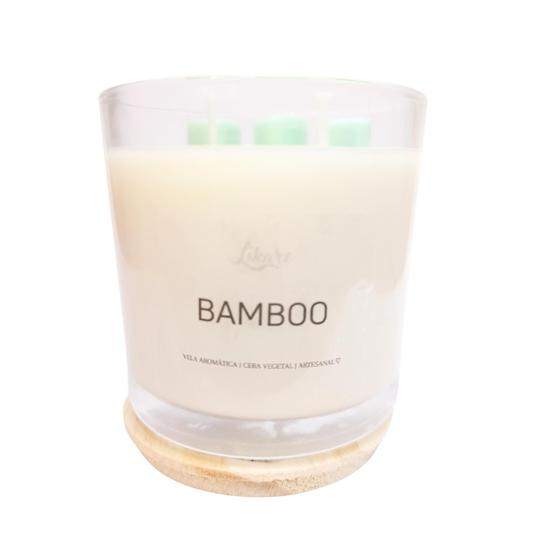Vela Aromática Vegetal Perfumada Bamboo 190g Likare - Likare Home ...