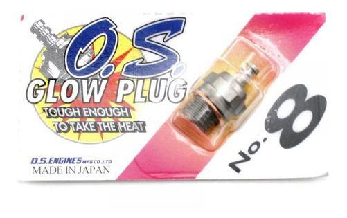 Vela Os 8 Media 2 Tempos Glow Plug Aeromodelos Motor Glow - Mundo ...