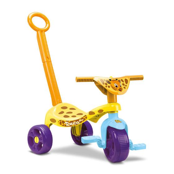 Velocípede Infantil Triciclo Girafinha Com Haste - Samba Toys ...