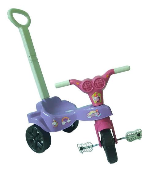 Velotrol Triciclo Infantil Menina Rosa Unicórnio - Kepler - Velotrol e ...