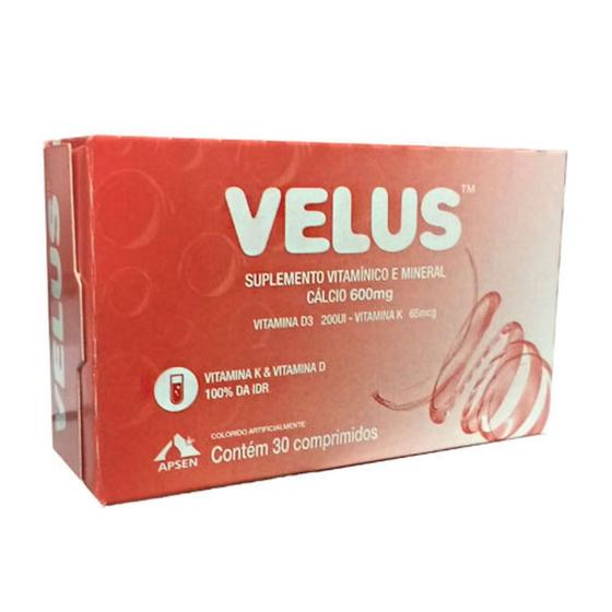 Velus - 30 Comprimidos - Apsen - Betacaroteno - Magazine Luiza