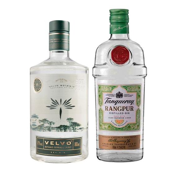 Velvo Botanic 800ml + Tanqueray Rangpur 700ml - Gin - Magazine Luiza