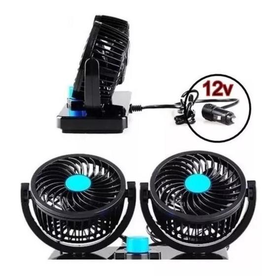 Ventilador Automotivo 12V Carro Caminhão Van Ar Condicionado Ventila ...