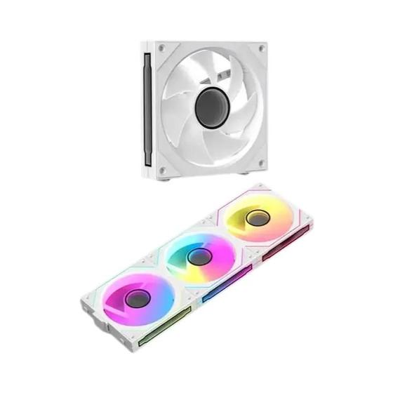 Ventilador de Gabinete UPsiren WF-2 - 12cm, 5V, 3Pin ARGB/4Pin PWM - Com Emenda de Fio Grátis ...