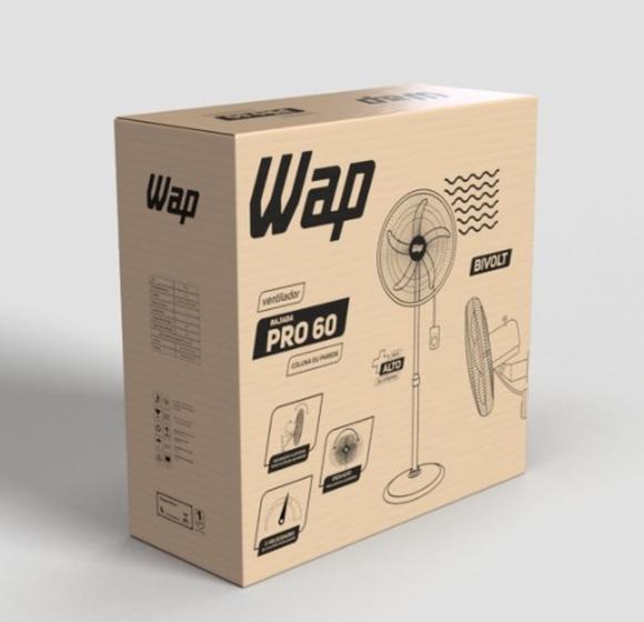 Ventilador de parede bivolt pro60 wap - Ventilador de Parede - Magazine Luiza