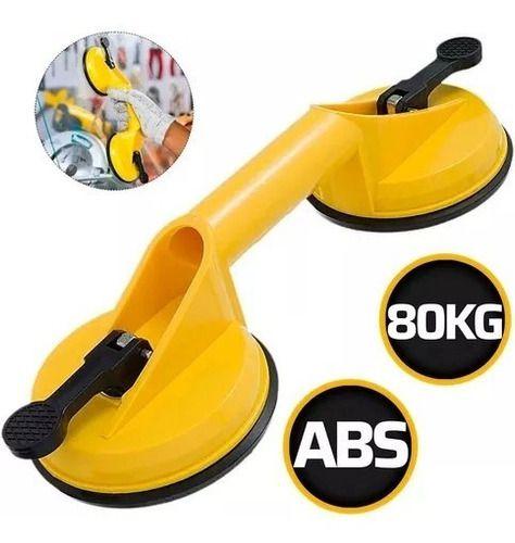 Ventosa Dupla Em Abs Cerâmica Porcelanato 80kg - Titanium - Ventosa ...