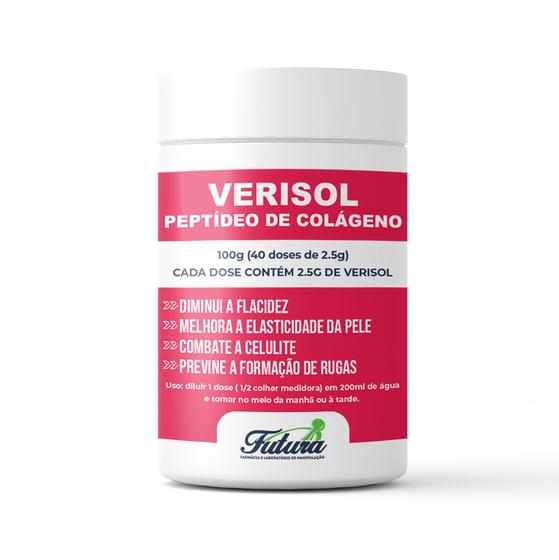 Verisol Sem Sabor Farmácia Futura - 100g - Pré Treino - Magazine Luiza