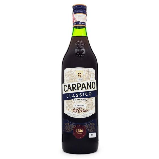 Vermouth Carpano Classico Rosso 1000ml - Aperitivos Alcoólicos ...