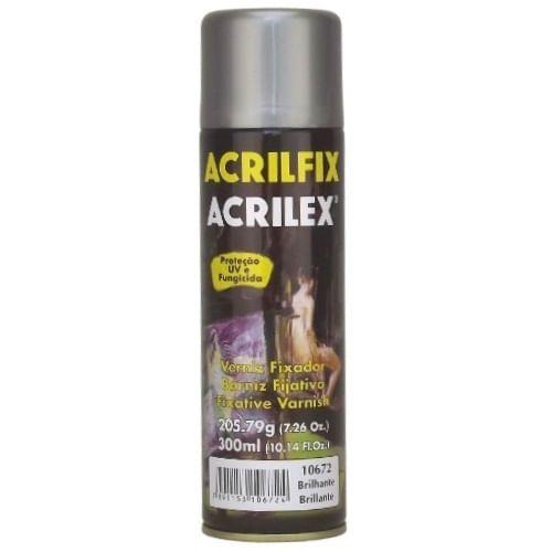 Verniz Acrilfix Spray Brilhante 300ml - Acrilex - Verniz - Magazine Luiza