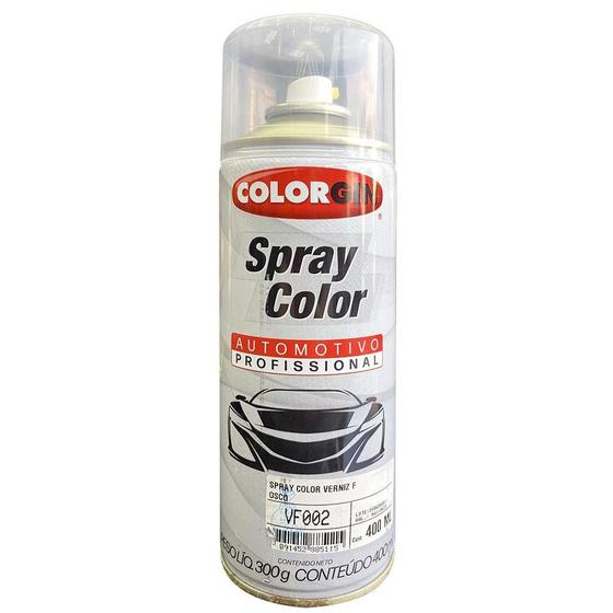 Verniz Automotivo Spray Veniz Fosco 300ml Colorgin - Tinta Spray para ...
