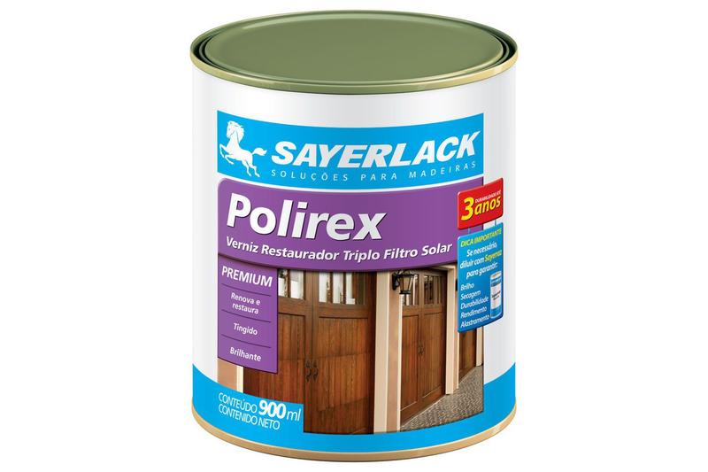 Verniz Brilhante Polirex Imbuia 900ml - Sayerlack - Verniz - Magazine Luiza