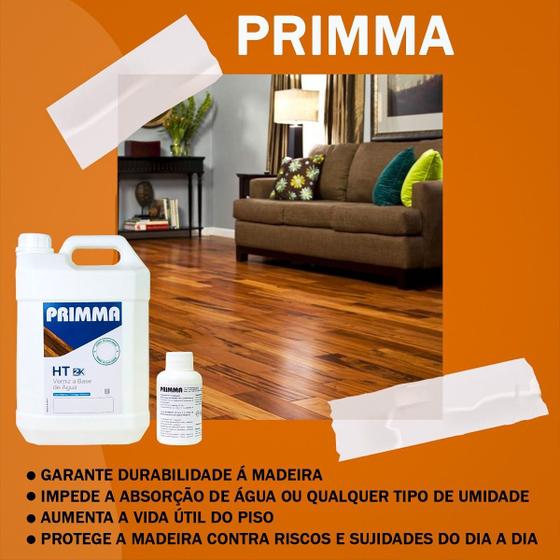 Verniz Ht 2k Primma 5l Fosco Madeira/taco/sinteco/raspador - Verniz ...