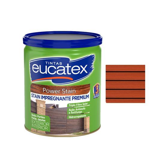Verniz Madeira Deck Power Stain Premium Eucatex 900ml - Verniz ...