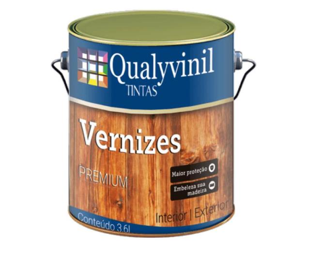 Verniz para Madeira Brilhante Acrílico Piso Porta Parede Qualyvinil 3 ...