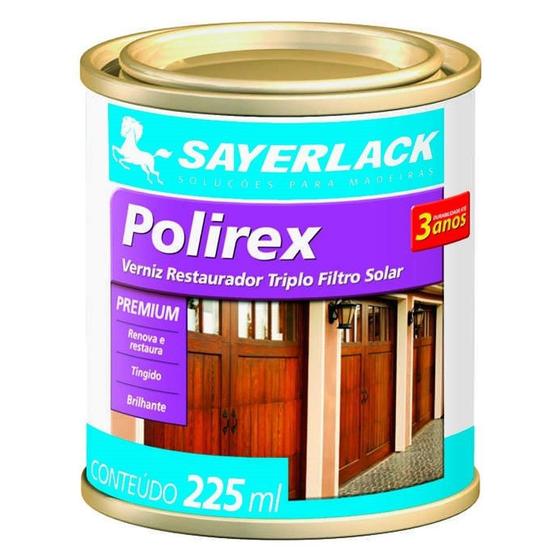 Verniz Polirex Sayerlack Mogno 225ml - Embalagem com 12 Unidades ...
