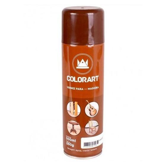 Verniz Spray para Madeira Colorart Cor Mogno 300ml - Verniz - Magazine ...