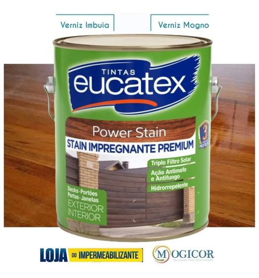 Verniz Stain Premium 3,6l Madeira Deck Mogno Imbuia Natural - Eucatex ...