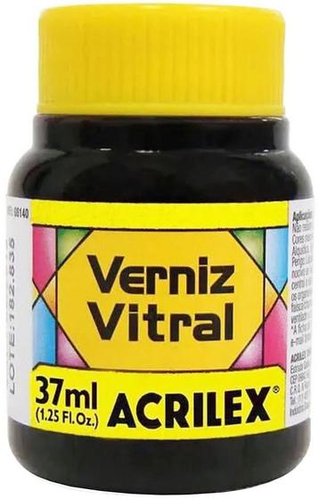 Verniz Vitral Acrilex Tinta Aerografo 37ML Pintura Artesanal Vidro ...