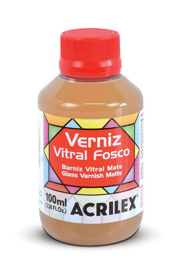 Verniz Vitral Fosco 100ml Incolor - Acrilex - Verniz para Artesanato ...