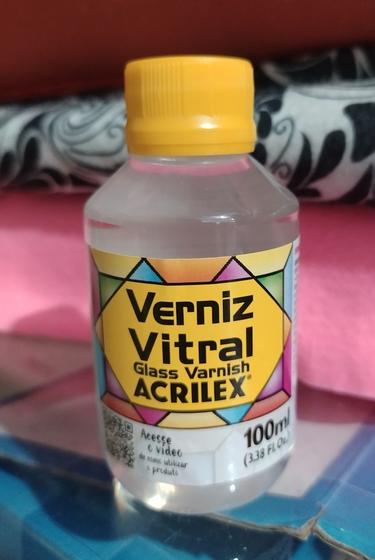 Verniz vitral Glass varnish - Acrilex - Verniz para Artesanato ...