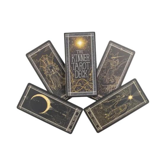 Versão Em Inglês Kinner Tarot Deck 78 Cartas 113x55cm Para Iniciantes E ...
