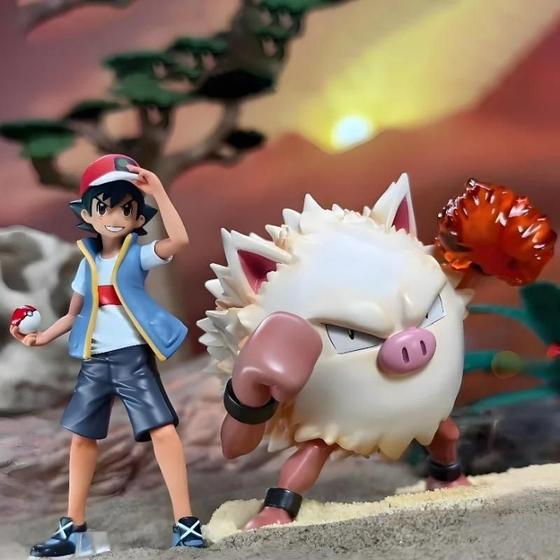 Versão Selvagem Primeape 7cm Pokémon Action Figure Estátua De PVC ...