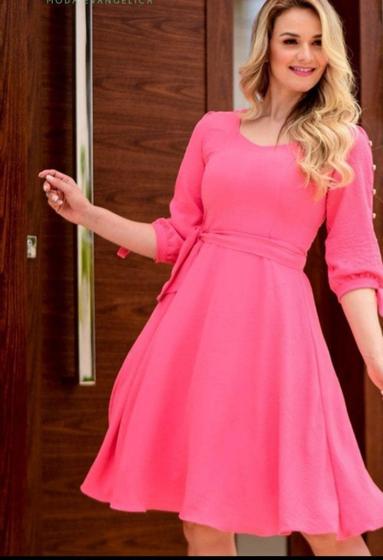 Vestido evangélico - Maria Amore - Vestido Feminino - Magazine Luiza