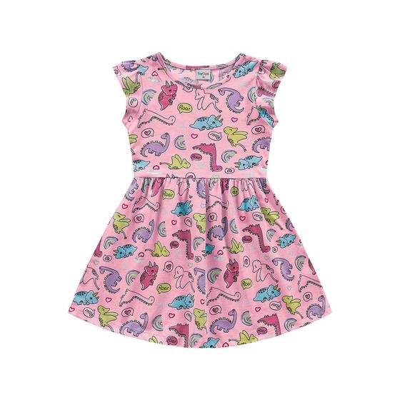 VESTIDO INFANTIL -FORFUN - FAKINI KIDS 2314 - Tamanho 10,12 e 14 ...