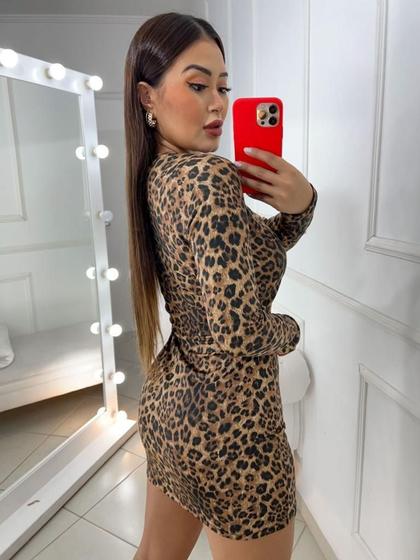 Vestido manga longa meia lua - Moreh - Vestido Feminino - Magazine Luiza