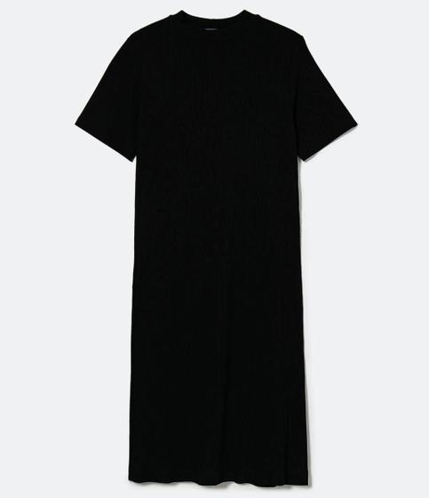 Vestido Midi Canelado Sem Estampa Curve & Plus Size - Ashua Curve e ...
