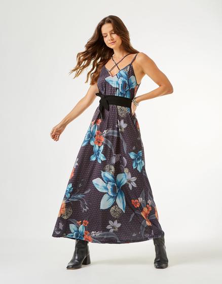 Vestido Zinzane Feminino Sharon Longo P - PRETO - Vestido Feminino ...