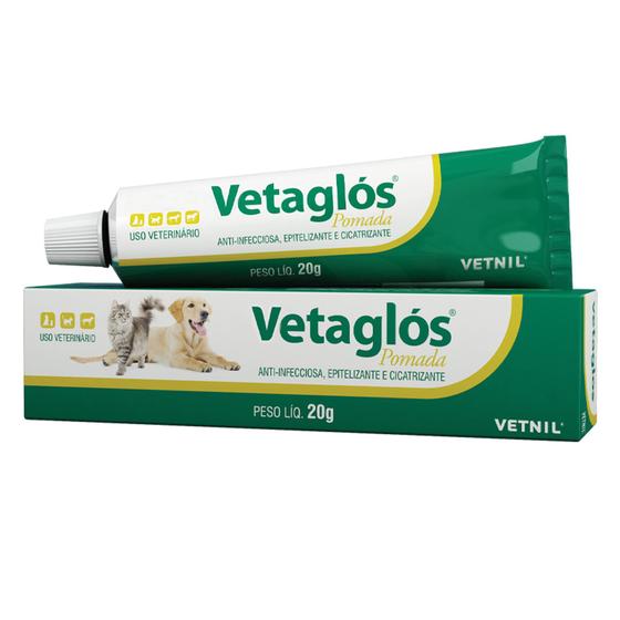 Vetaglos pomada 20g - Vetnil - Pomadas - Magazine Luiza