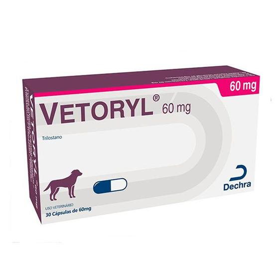 Vetoryl 60mg Dechra C/30 Cápsulas - Vitaminas e Suplementos para Pet ...