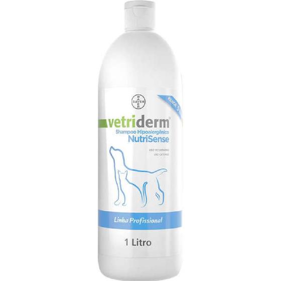 Vetriderm Shampoo Hipoalergênico NutriSense Profissional Bayer - 1 ...