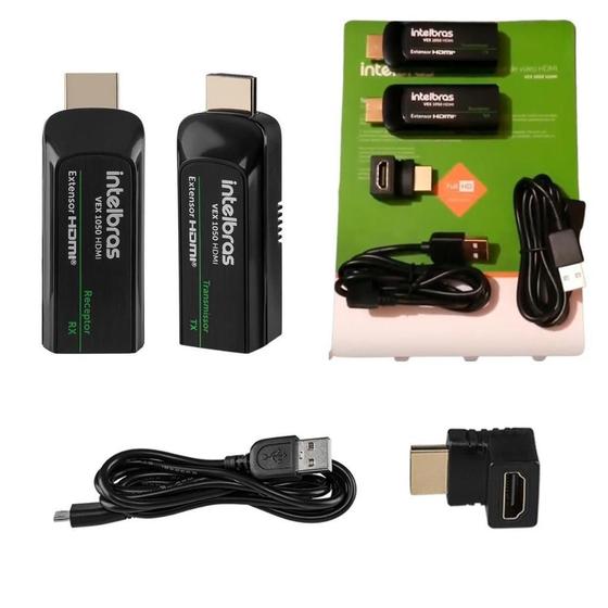 Vex 1050 Hdmi Extensor De Sinal Hdmi Full Hd Ate 50 Metros - Intelbras ...