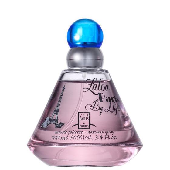 Via Paris Laloa Paris by Night Eau de Toilette - Perfume Feminino 100ml - Perfume Feminino ...