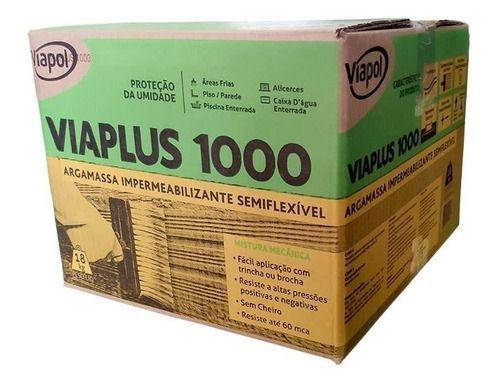 Viaplus 1000 Viaplus Top 18kg - Impermeabilizante Viapol ...