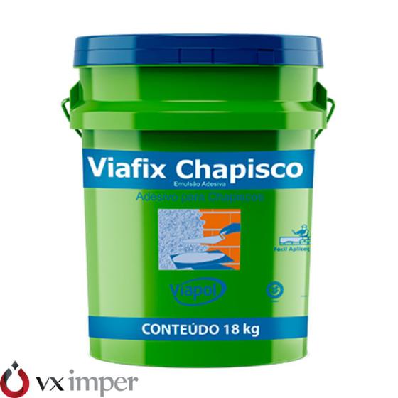 Viapol viafix chapisco - 18kg - Adesivo Epóxi - Magazine Luiza