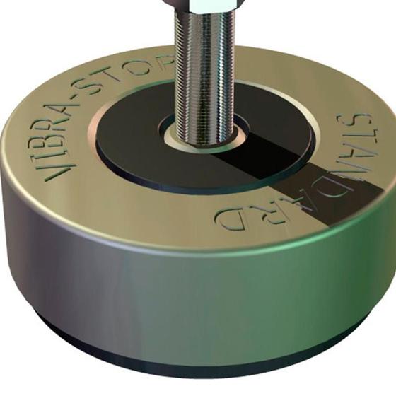Vibra-Stop STANDARD Antivibratório 1500 KG / 6000 KG Rosca 1/2 POL ...