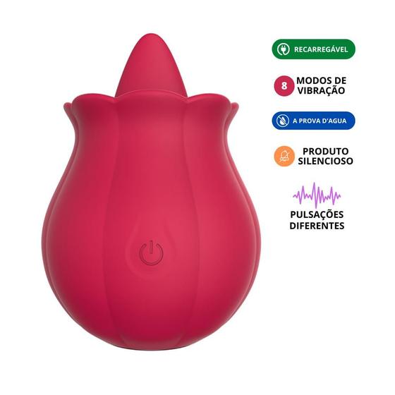 Vibrador Clitoriano Clitóris Língua Lambe Vaginal Seio - Sexy Import - Vibrador - Magazine Luiza