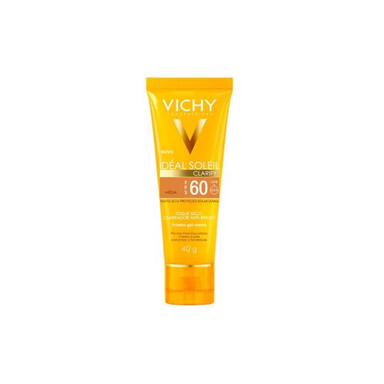 Vichy Ideal Soleil Protetor Solar Facial Fps 60 Cor Med 40G. - Protetor ...