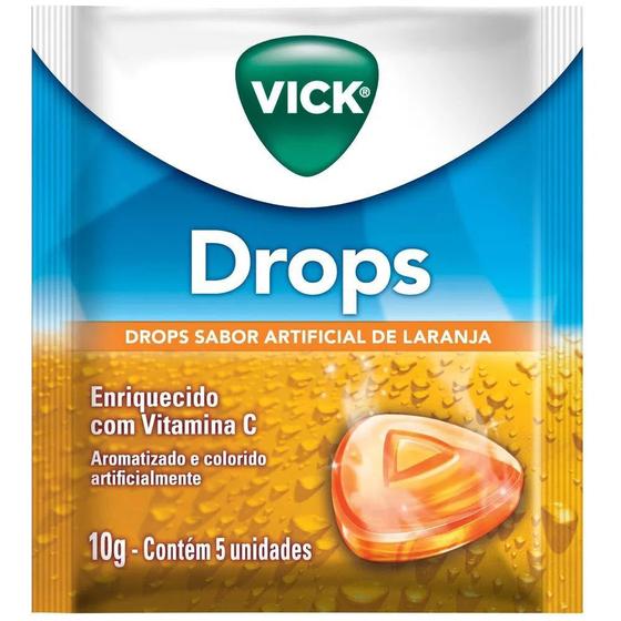 Vick Drops Sabor Laranja com 5 Pastilhas - Medicamentos - Magazine Luiza