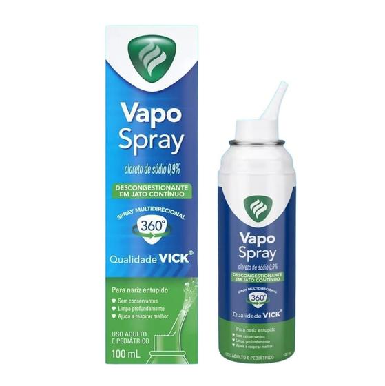 Vick Vapo Spray Descongestionante Jato Contínuo 100Ml - Procter ...