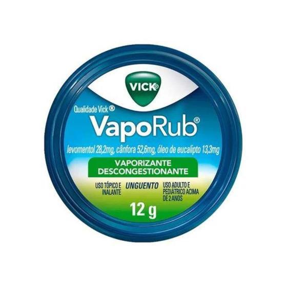 Vick VapoRub Vaporizante Descongestionante Lata 12g Gripe Resfriado ...