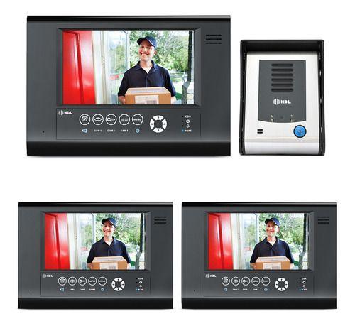 Vídeo Porteiro 3 Pontos HDL Sense Seven Interfone Com Câmera - Vídeo ...