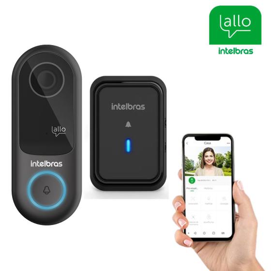 Vídeo Porteiro Intelbras Wifi Allo W3 Com Campainha Cib 101 - Vídeo Porteiro - Magazine Luiza