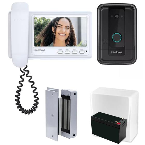 Video Porteiro Interfone Eletronico Campainha Com Fio Camera Intelbras ...