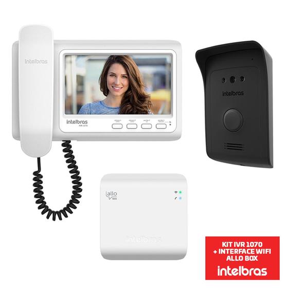 Video Porteiro Ivr 1070 Hs Com Interface Wi-Fi Allo Box - Intelbras ...